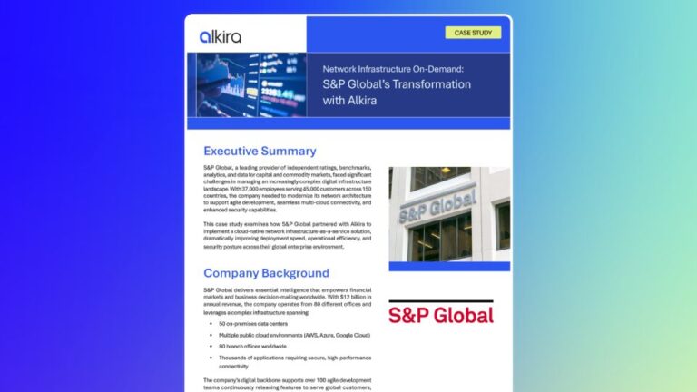 Request a Demo - Alkira